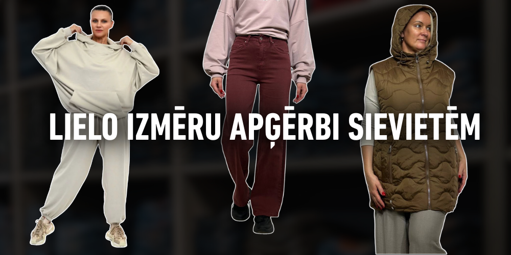 Lielo izmēru apģērbi sievietēm | Plus size kolekcija – Bikšu Bāze