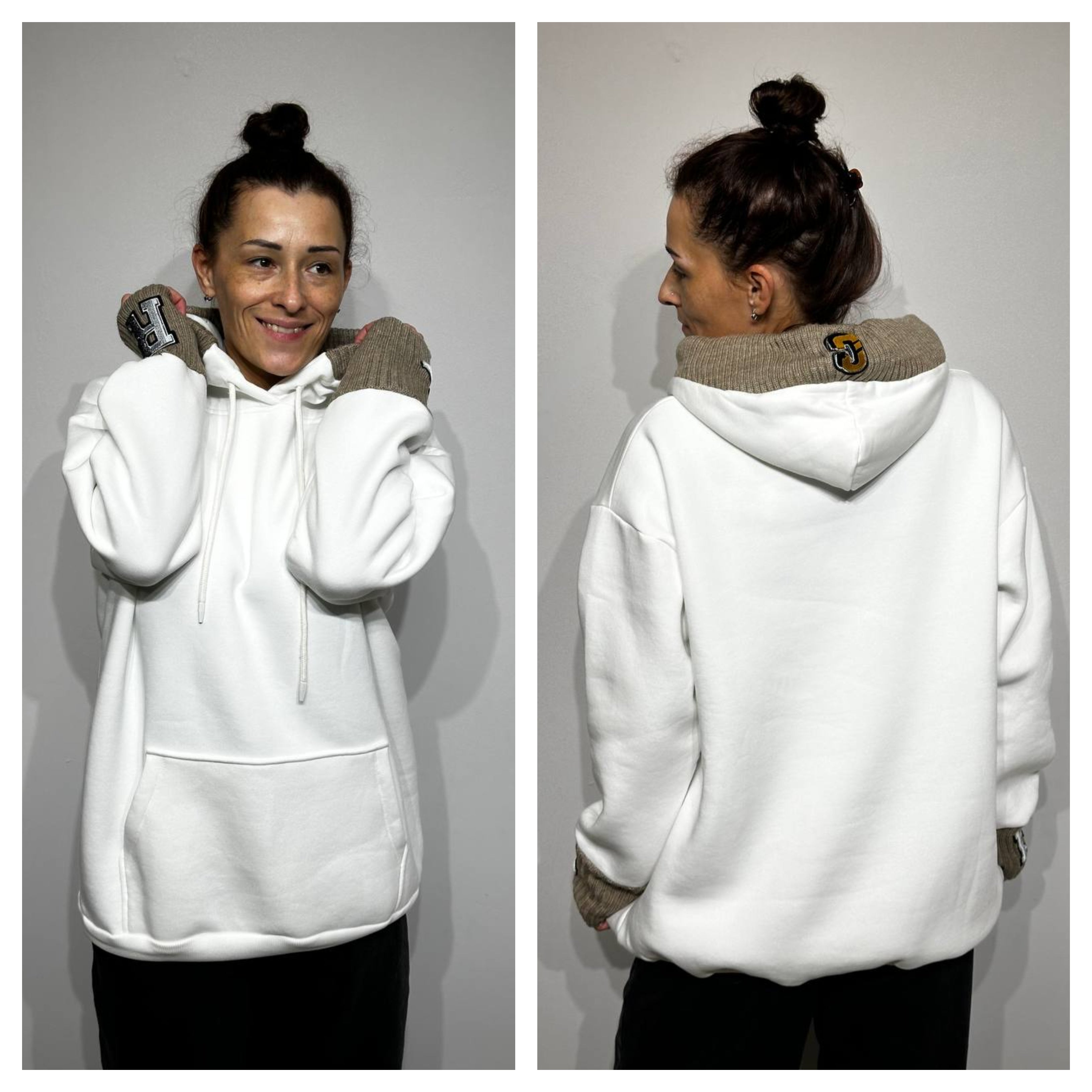 Silts sieviešu hūdijs brīvajam laikam